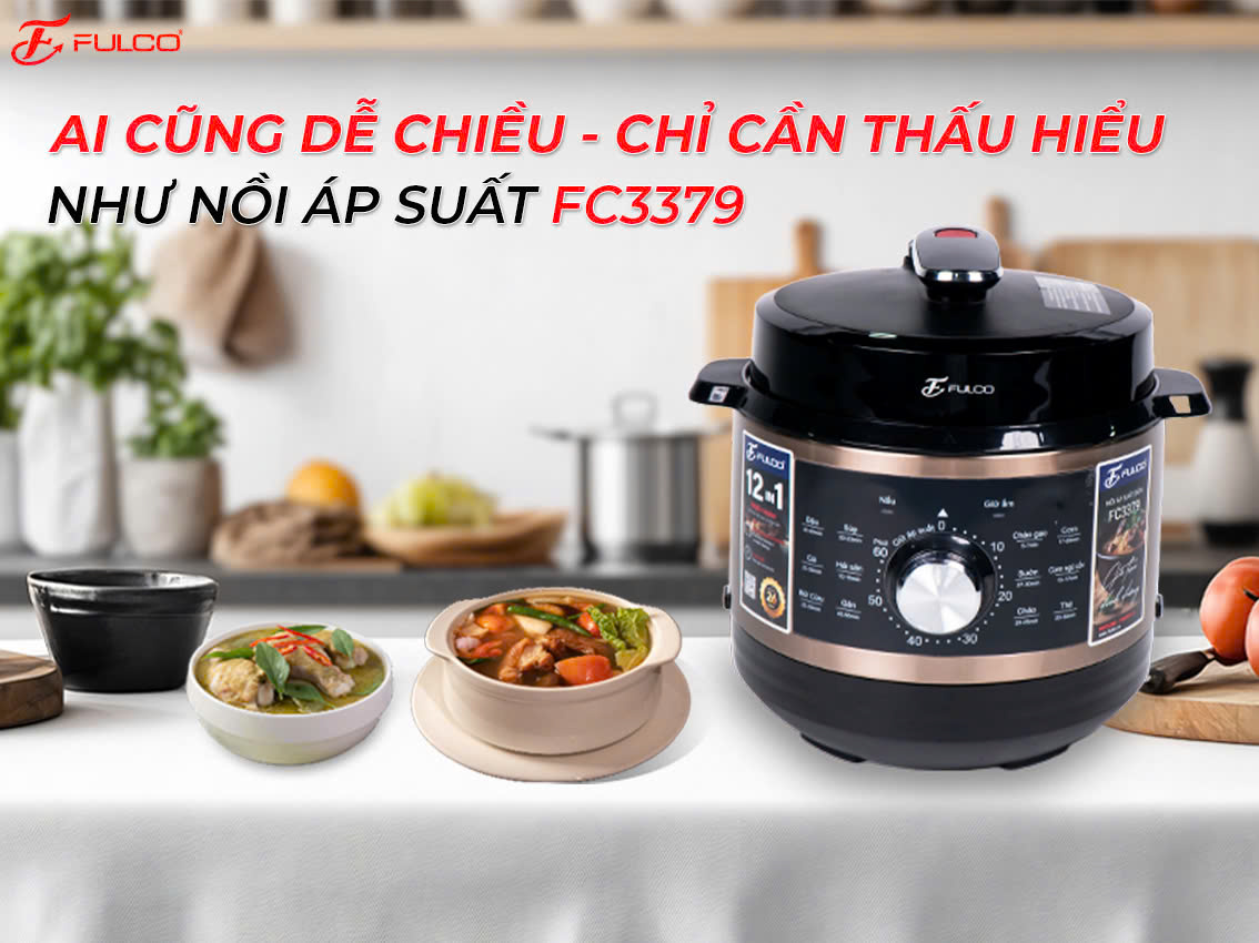 GÀ TẦN HẦM THUỐC BẮC NẤU BẰNG NỒI ÁP SUẤT FC3379 FULCO CHO TRẢI NGHIỆM ...